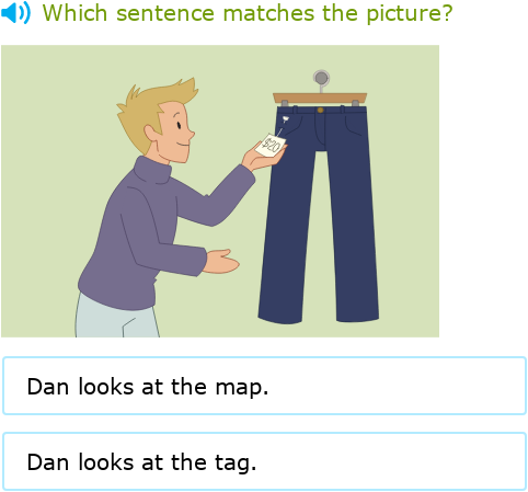 IXL | Choose the short a sentence that matches the picture ...
