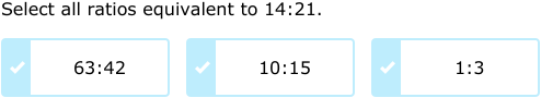 IXL | Identify equivalent ratios | Grade 9 math