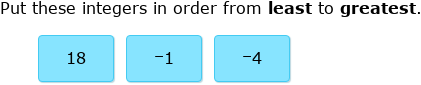 IXL | Compare and order integers | Grade 6 math
