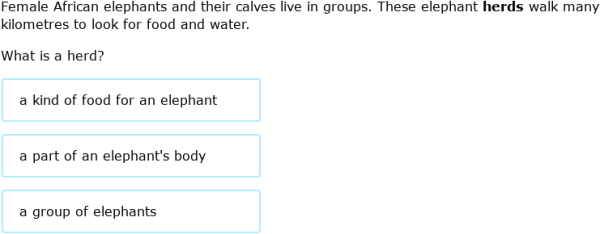 IXL | Seed disperser: African elephant | Grade 3 science