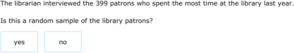 IXL | Identify representative, random and biased samples | Grade 8 math