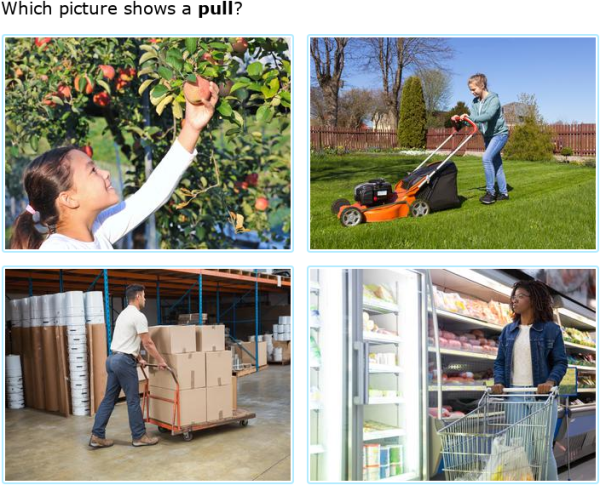 IXL | Push and pull | Grade 1 science