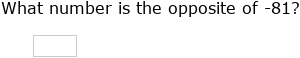 IXL | Understanding opposite integers | Grade 5 math