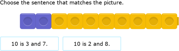 IXL | Take apart numbers up to 10 | Kindergarten math