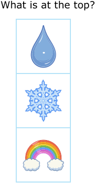IXL | Top, middle and bottom | Grade 1 math