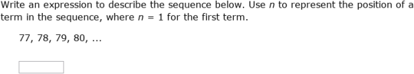 IXL | Write variable expressions for arithmetic sequences | Grade 7 math