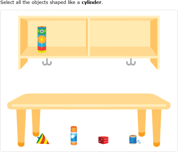 IXL | Three-dimensional shapes in the real world II | Grade 3 math