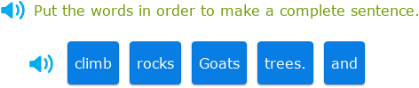 IXL | Unscramble the words to make a complete sentence | Grade 2 ...
