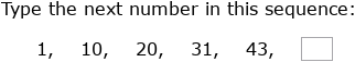 IXL | Complete an increasing number sequence | Grade 5 math