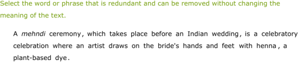 IXL | Remove redundant words or phrases | Grade 8 English language arts