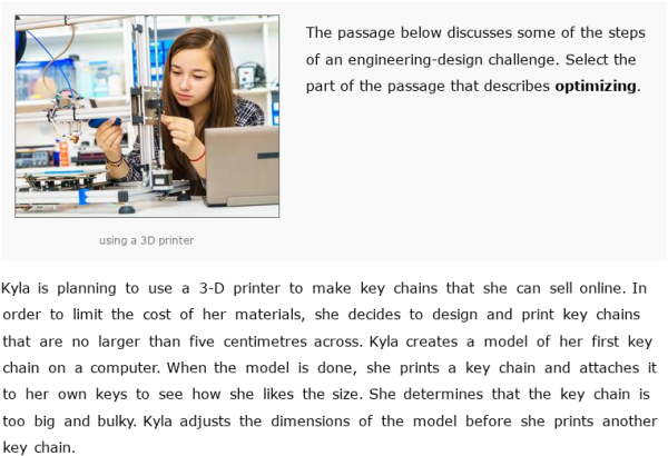 IXL | Identify parts of the engineering-design process | Grade 9 science