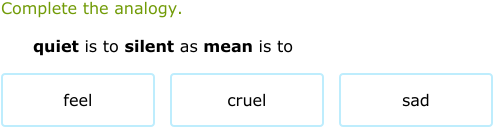 IXL | Analogies | Grade 7 English language arts
