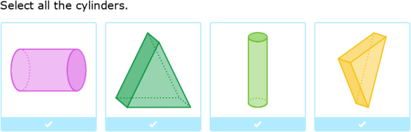 IXL | Select three-dimensional shapes | Grade 1 math