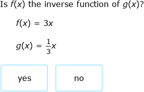 IXL | Identify inverse functions | Grade 12 math