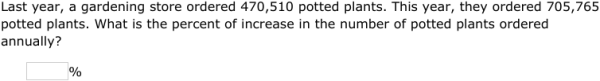 IXL | Percent of change: word problems | Grade 8 math