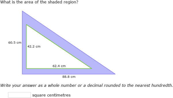 IXL | Area between two shapes | Grade 10 math