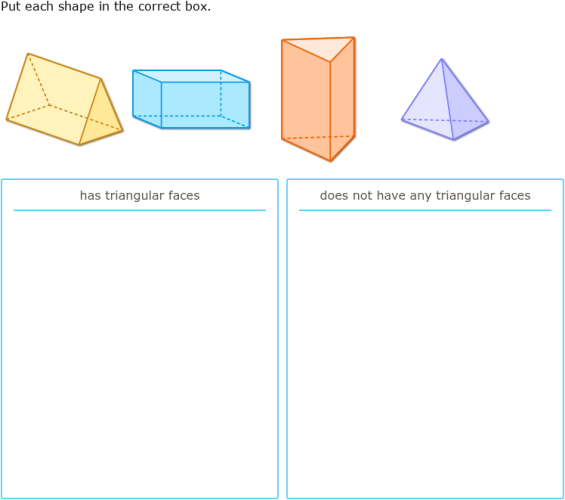 IXL | Sort three-dimensional shapes | Grade 3 math