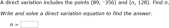 IXL | Write and solve direct variation equations | Grade 9 math