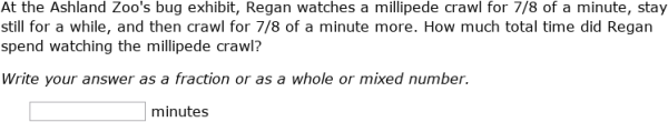 IXL | Add and subtract fractions with like denominators: word problems ...