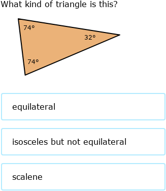 IXL | Classify triangles | Grade 5 math