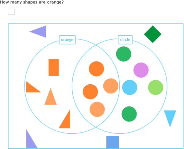 IXL | Count shapes in a Venn diagram | Grade 2 math