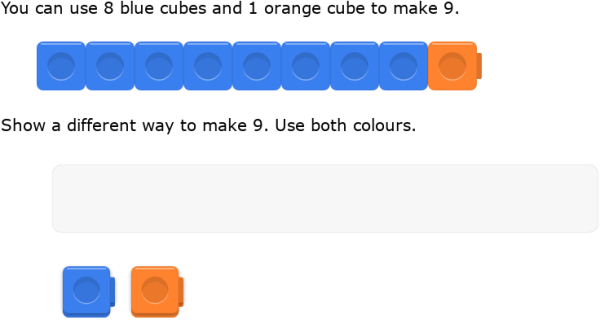 IXL | Make a number different ways using cubes - sums up to 10 ...