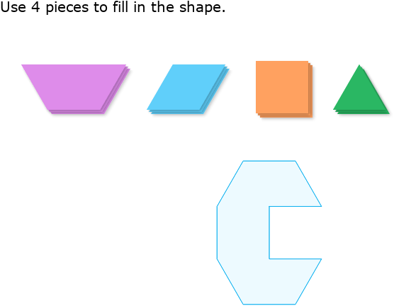IXL | Compose two-dimensional shapes | Grade 1 math
