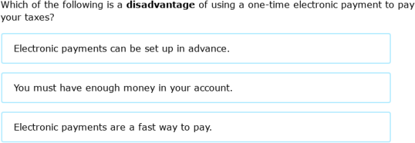 IXL | Identify advantages and disadvantages of payment methods | Grade ...