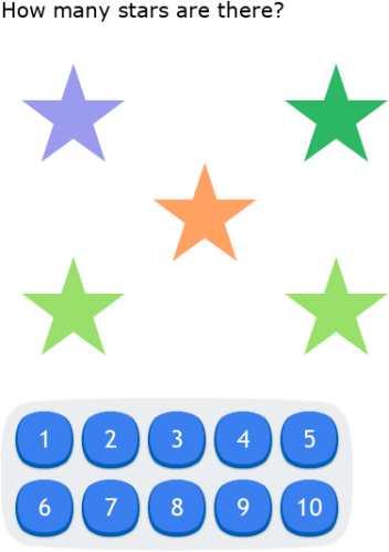 IXL | Count shapes - up to 10 | Jr. kindergarten math