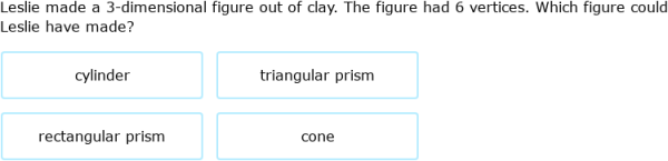 IXL | Three-dimensional figure vocabulary | Grade 11 math