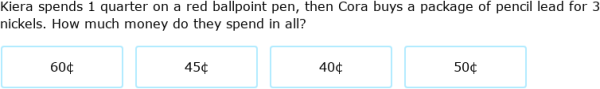 IXL | Add and subtract money - word problems - up to $1 | Grade 2 math