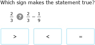 IXL | Inequalities with addition and subtraction of fractions with ...