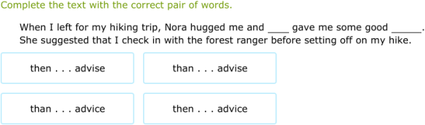 IXL | Use the correct frequently confused word | Grade 11 English ...