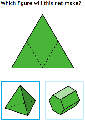 IXL - Nets of three-dimensional figures (Grade 9 math practice)