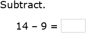 IXL | Subtracting 9 | Grade 1 math