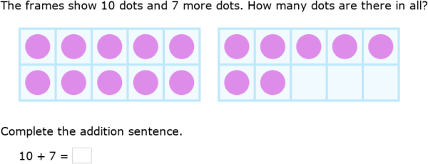 IXL | Make and take apart teen numbers with models: addition sentences ...