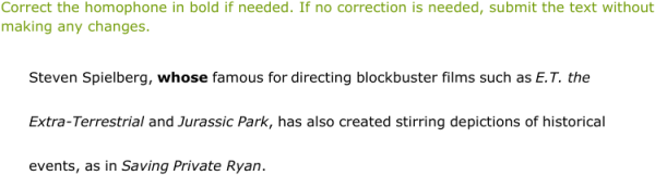 IXL | Identify and correct errors with homophones | Grade 9 English ...