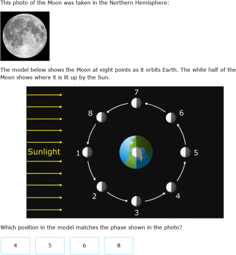 IXL | Identify phases of the Moon | Grade 9 science
