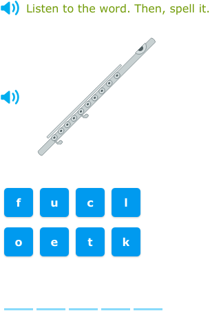 IXL | Spell the long u word: silent e, ue, oo, ew | Grade 2 English ...