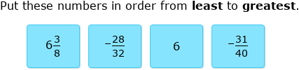 IXL | Put rational numbers in order | Grade 7 math
