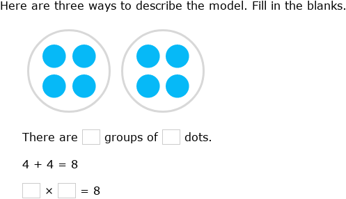IXL | Relate addition and multiplication for equal groups | Grade 2 math
