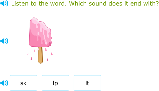 IXL | Which consonant blend does the word end with? | Kindergarten ...