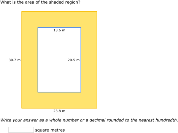 IXL | Area between two shapes | Grade 8 math