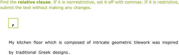 IXL | Commas with nonrestrictive elements | Grade 7 English language arts