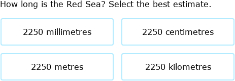 IXL | Choose units of distance | Grade 4 science