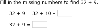 IXL | Use compensation to add - up to two digits | Grade 2 math