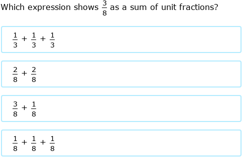 IXL | Decompose fractions into unit fractions | Grade 4 math