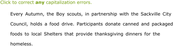 IXL | Correct capitalization errors | Grade 9 English language arts