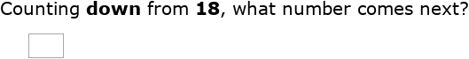 IXL | Count up and down to find the next number - up to 20 ...