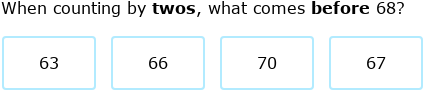 IXL | Count forward and backward by twos, fives and tens | Grade 3 math